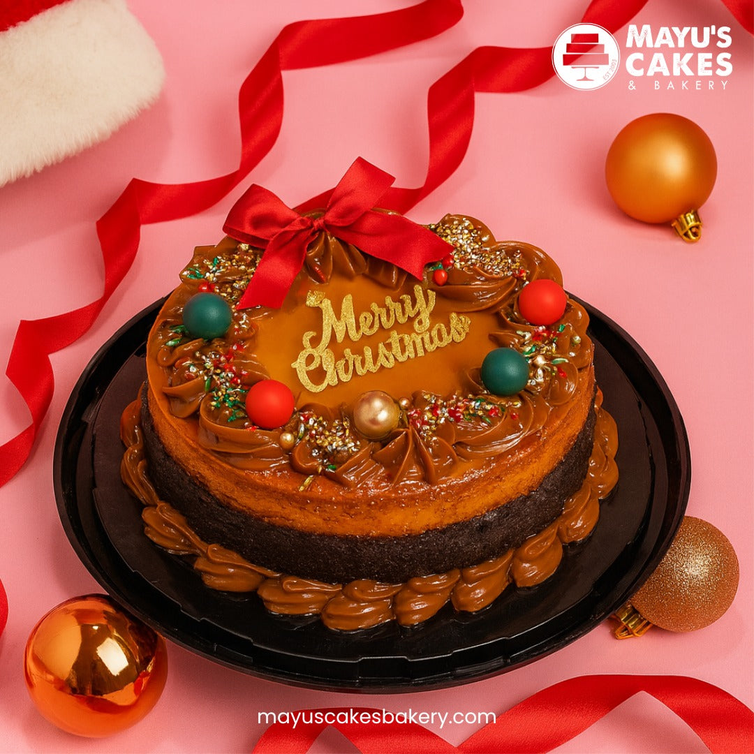 Choco Flan - 8 inches w/ Deco CO – Mayu's Cakes & Bakery