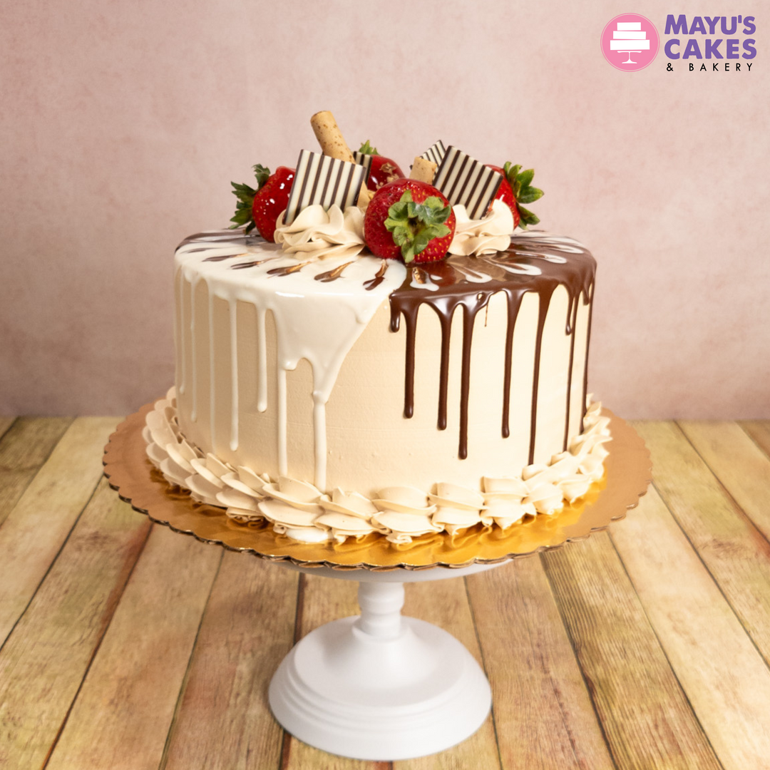 Chocolate Strawberry Delight Cake – Mayu's Cakes & Bakery