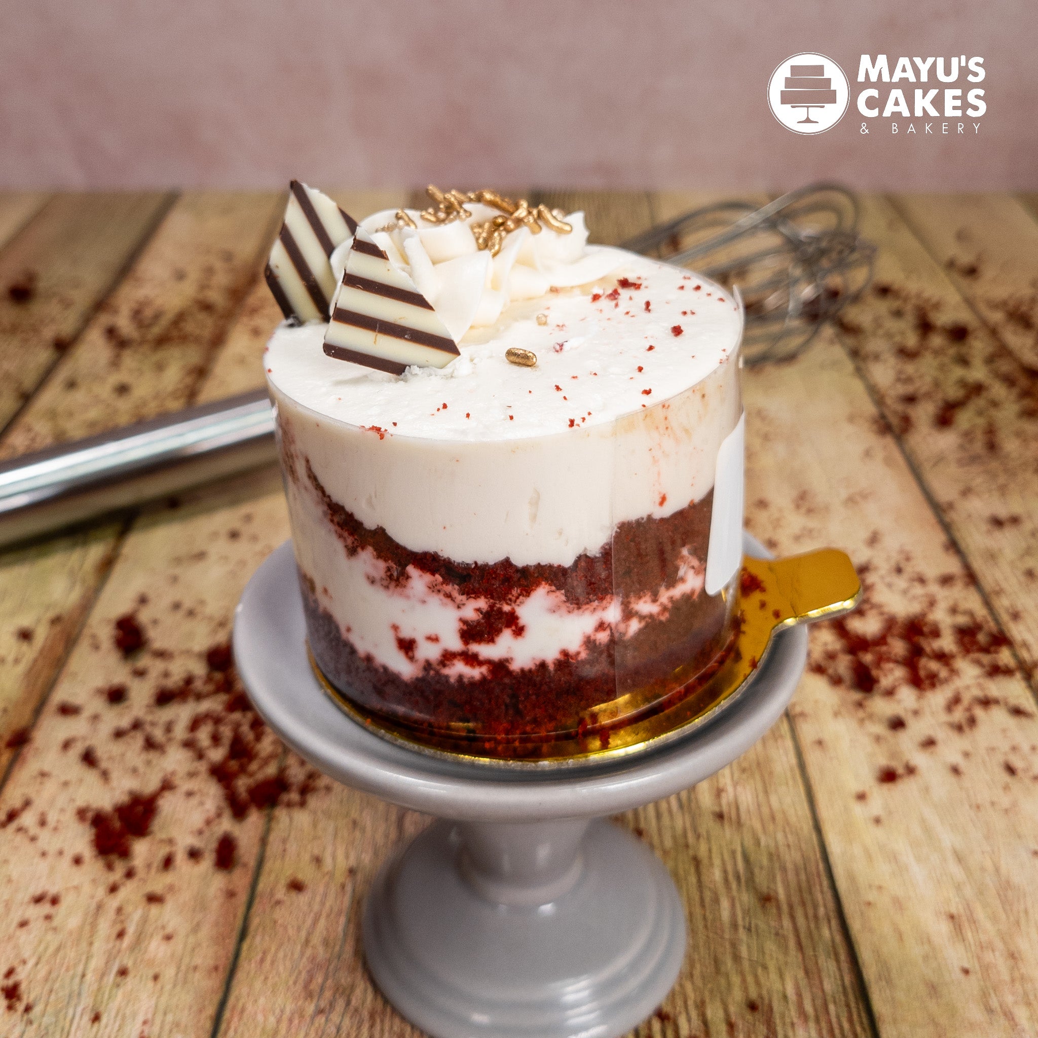 Mini Red Velvet Cake - Cream Cheese Filling CO – Mayu's Cakes & Bakery