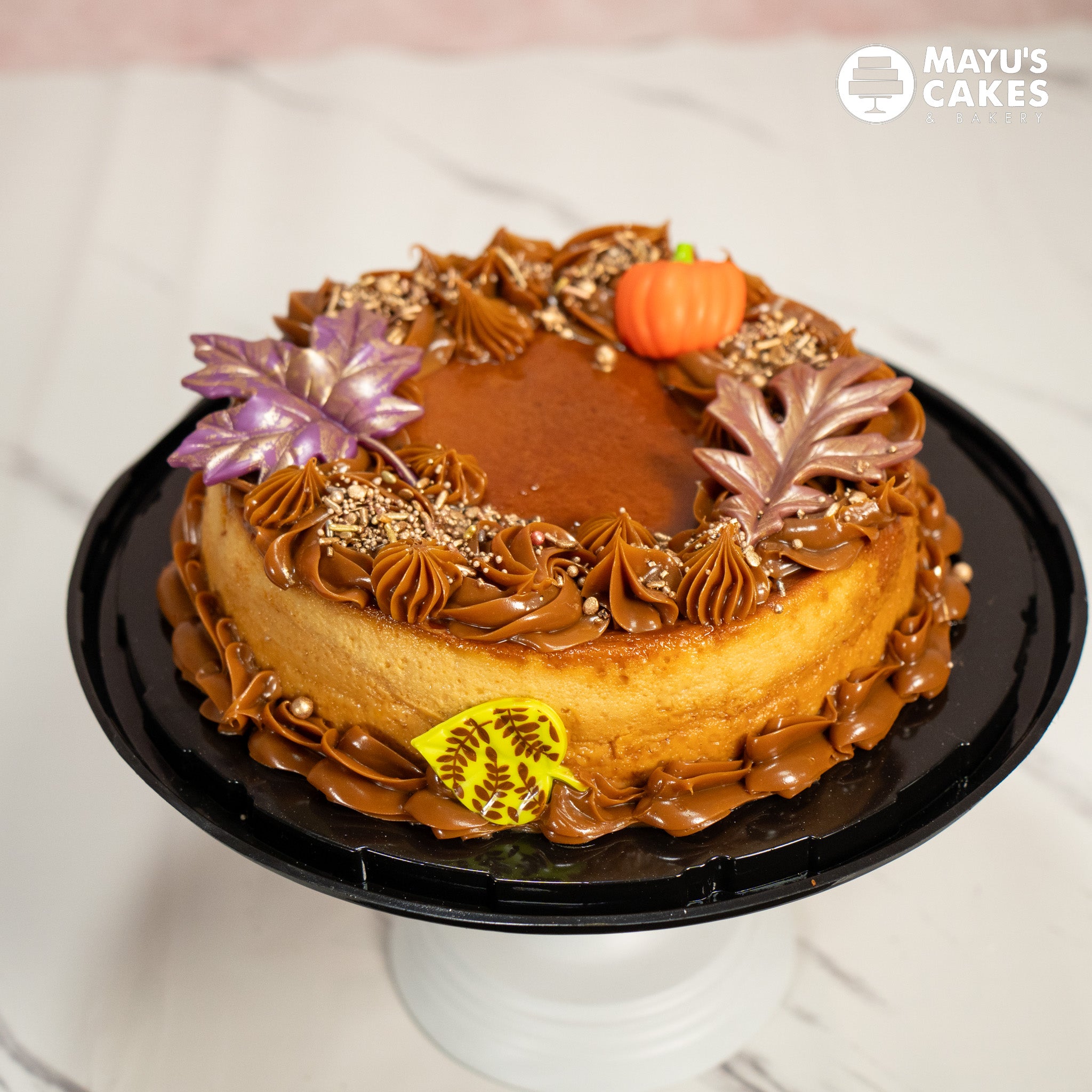 Flan - 8 inches w/ Deco CO – Mayu's Cakes & Bakery