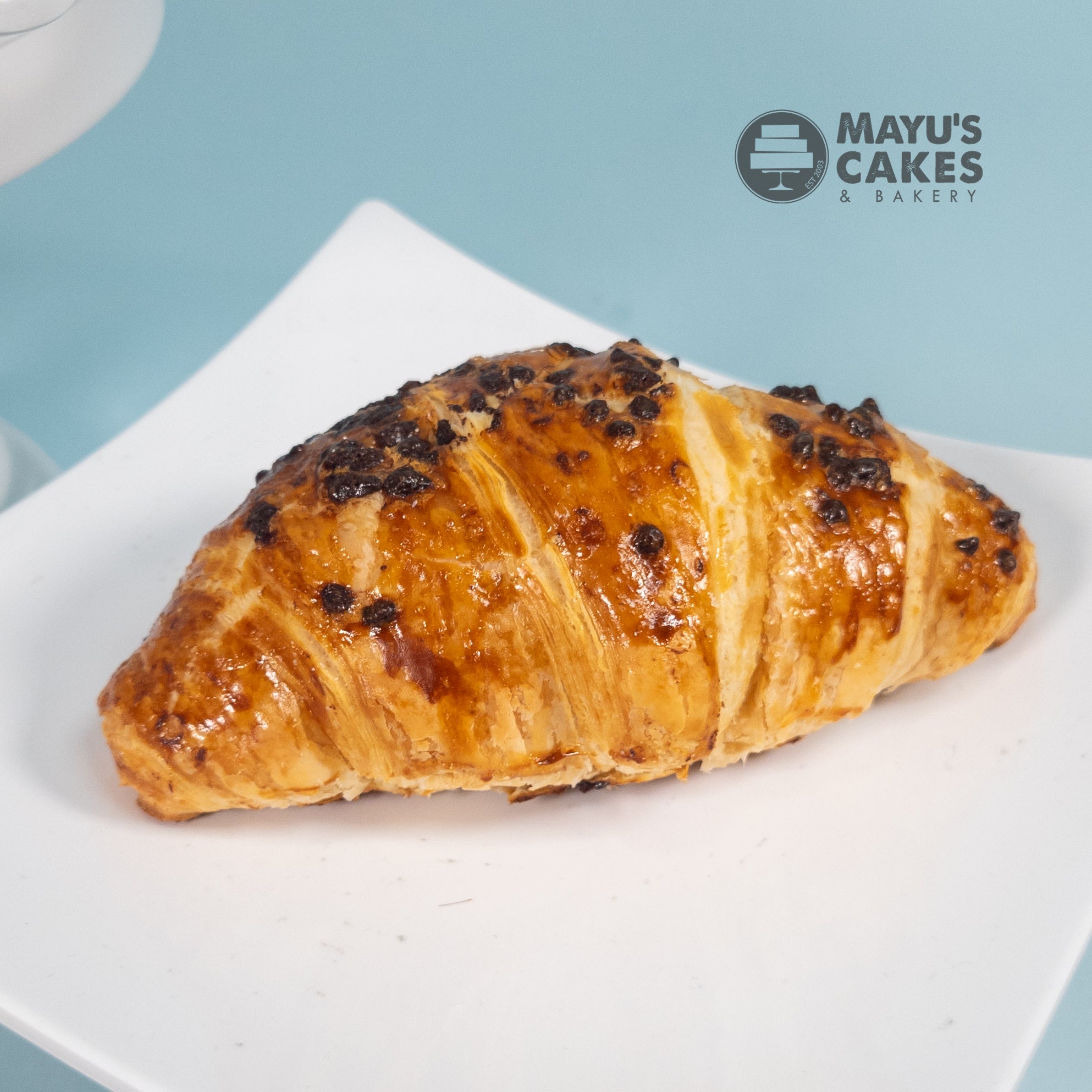 Chocolate & Hazelnut Butter Croissant CO – Mayu's Cakes & Bakery