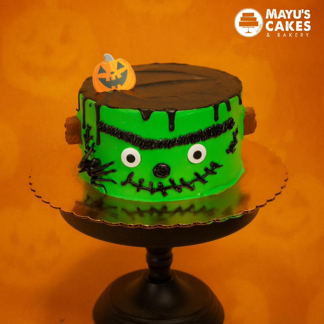 Green Monster Cake – Mayu's Cakes & Bakery