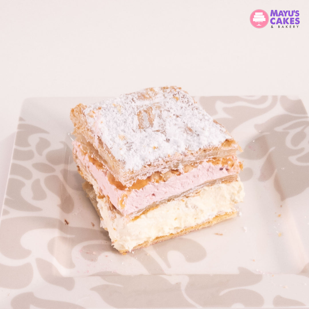 Millefeuille (Milhojas) - Whipped Cream CO – Mayu's Cakes & Bakery